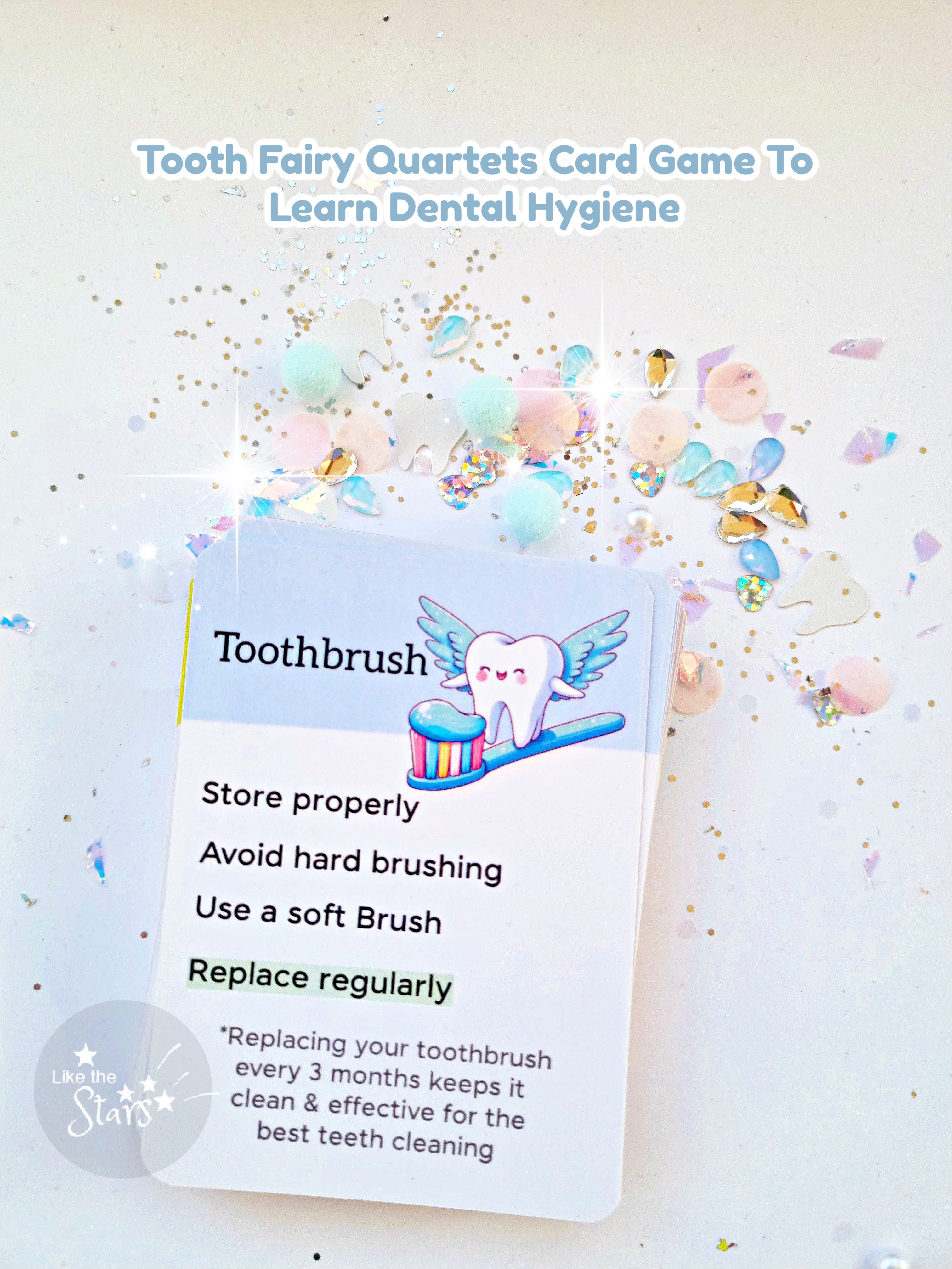 Dentist Recommended Kids Game- Tooth Fairy Quartets Card Game A Fun ...