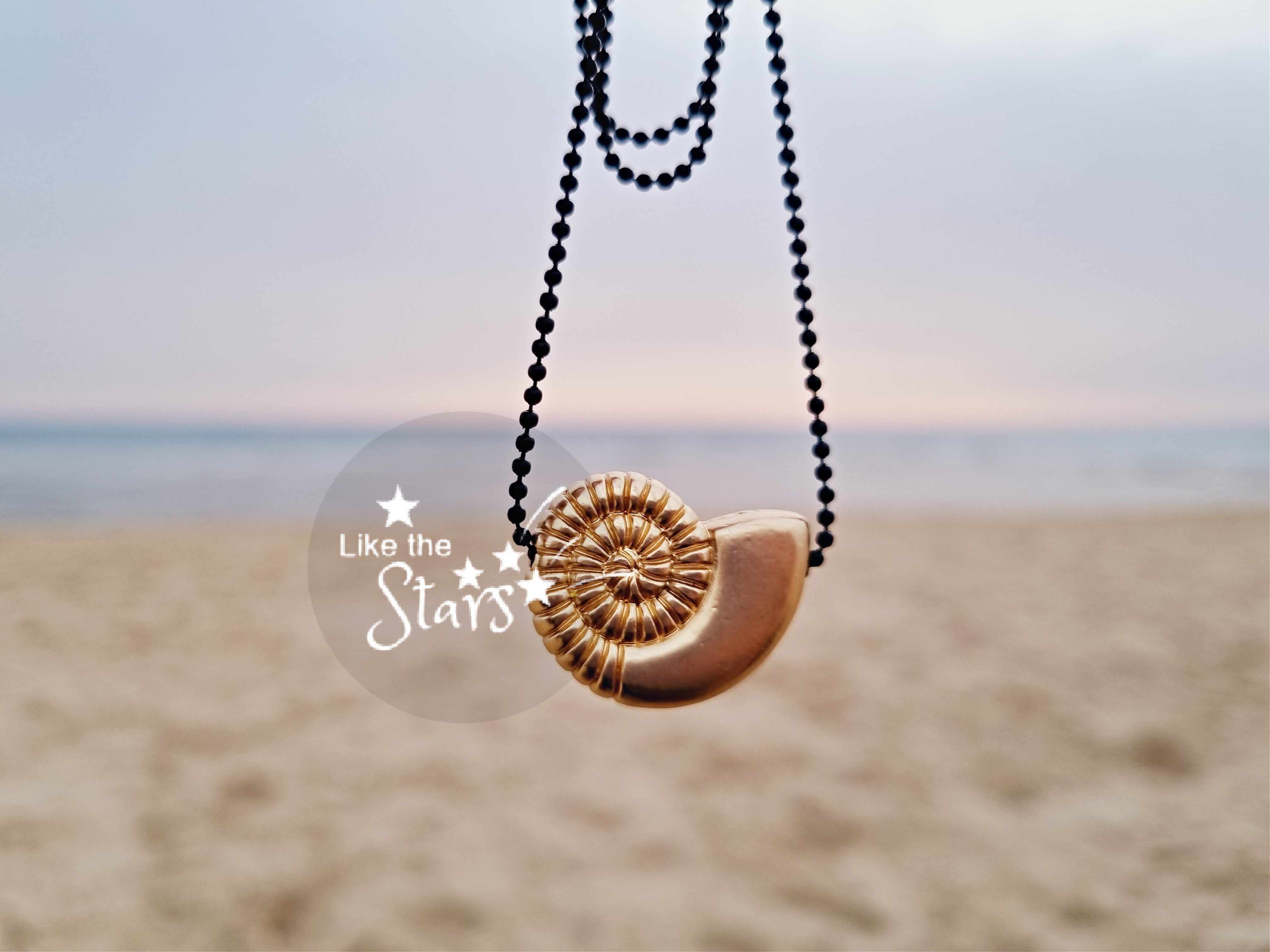 Ariel Voice Necklace Ursula Sea Witch Gold Shell Pendant – Like The Stars