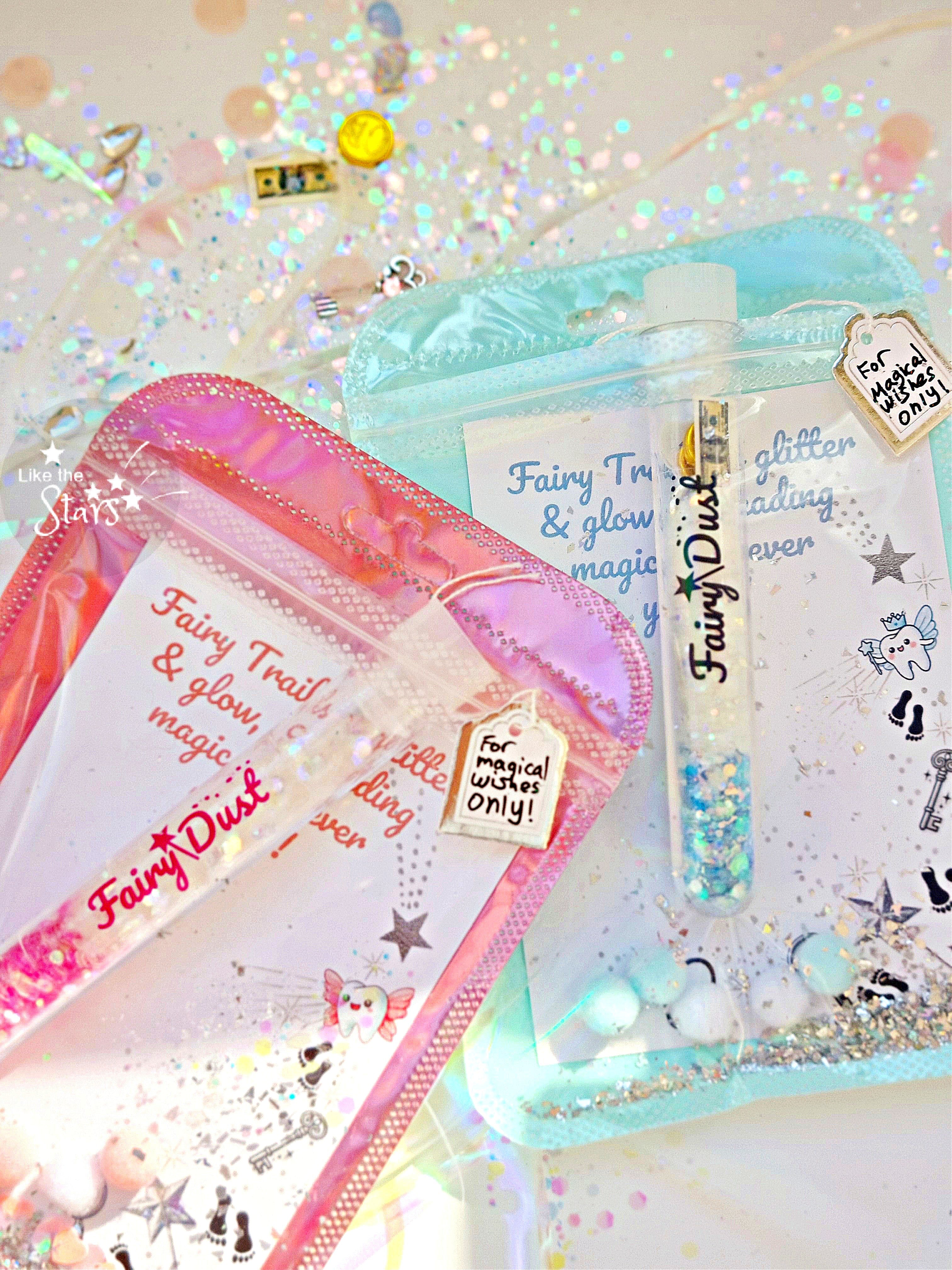 Tooth Fairy Dust Confetti - Sparkling Fairy Dust Trails Glow In The Da ...