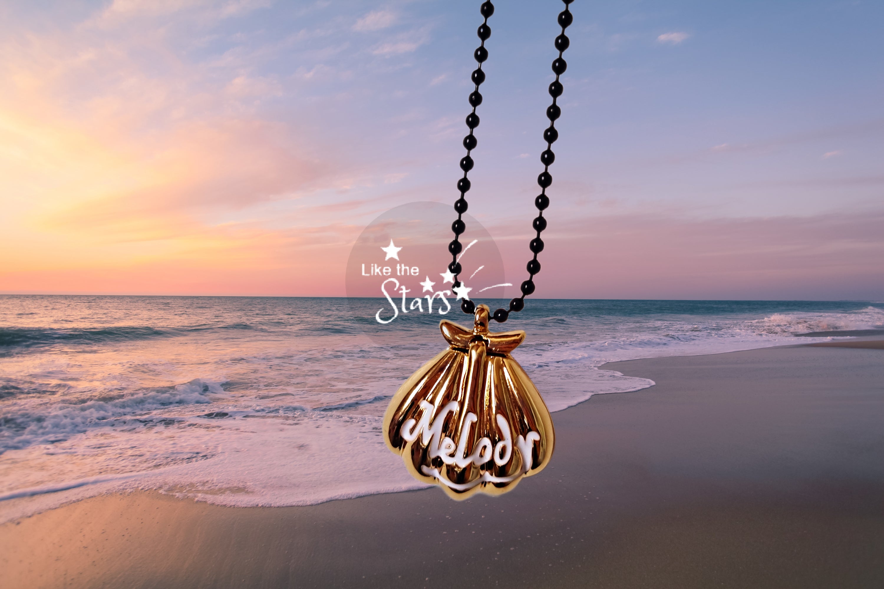 The Little Mermaid Melody Gold Shell Locket Necklace – Like The Stars