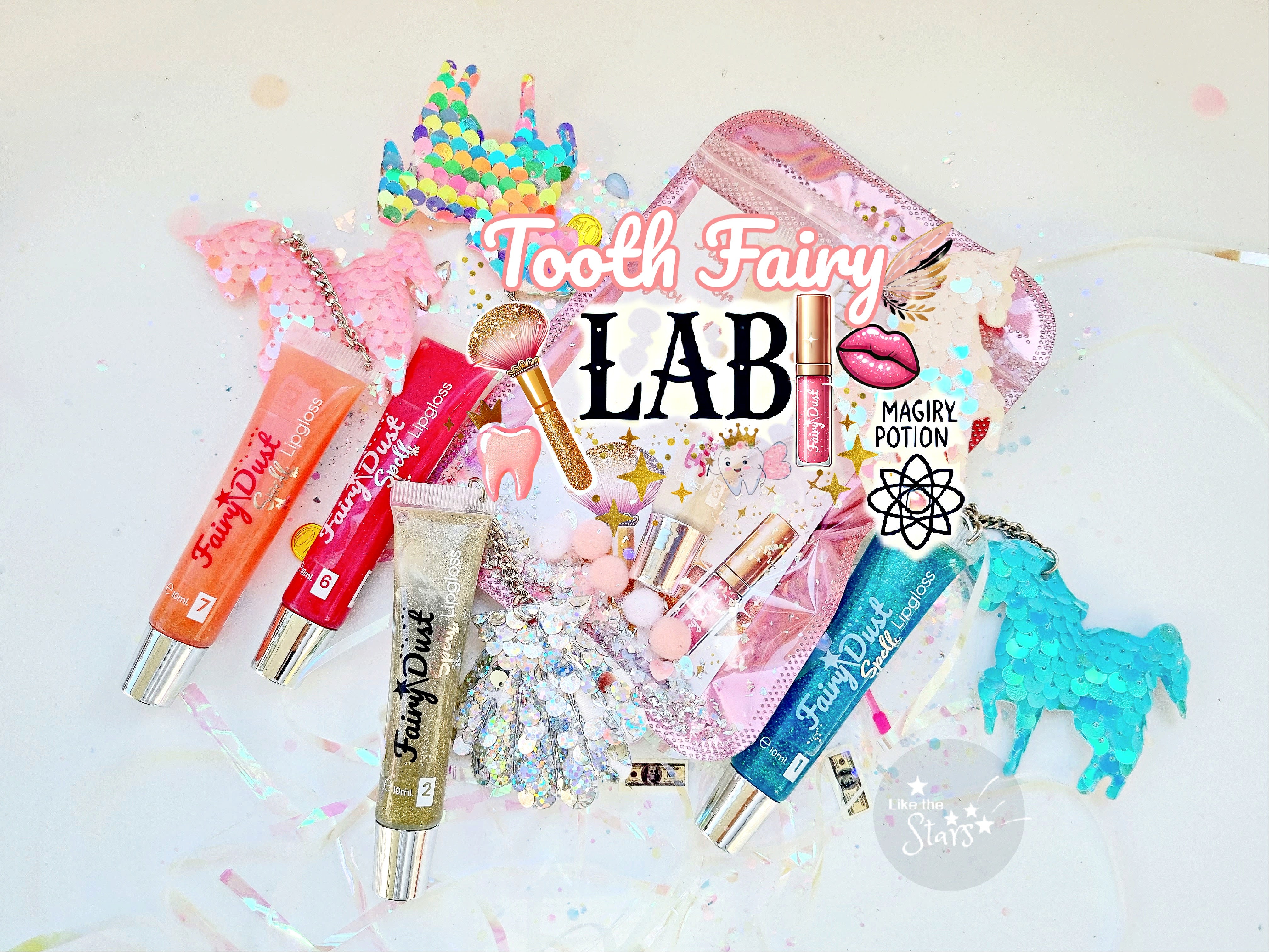 Fairy Dust Lip Gloss Keychain For Glowing Smile A Magical Tooth Fairy ...